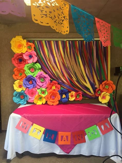 Decoración Y Adornos Para Fiestas Mexicanas 【ideas Mexican Party