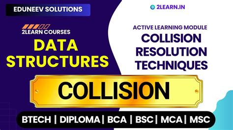 Collision Resolution Techniques Collision Resolution In Data Structure Data Structures Youtube