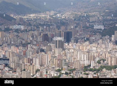 Venezuela South America Caracas High Rise Buildings Of Capital City In