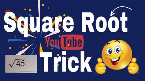 Square Root Trick Youtube
