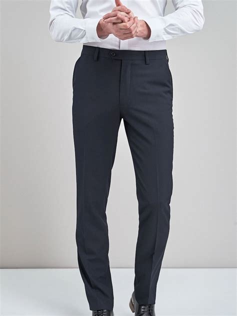 Buy Navy Blue Regular Fit Suit Trousers From Next Saudi Arabia