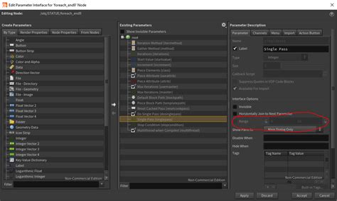 How To Edit Locked Parameter In Parameter Interface General Houdini