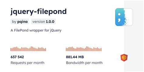 Jquery Filepond Cdn By Jsdelivr A Cdn For Npm And Github