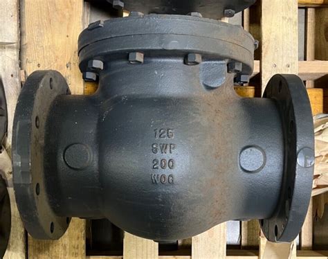 Nibco F 918 B Check Valve 8 Swing Flanged Cast Iron Ebay