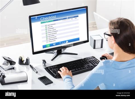 Project Checklist Hi Res Stock Photography And Images Alamy