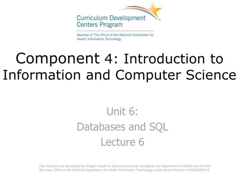 Ppt Component 4 Introduction To Information And Computer Science Powerpoint Presentation Id