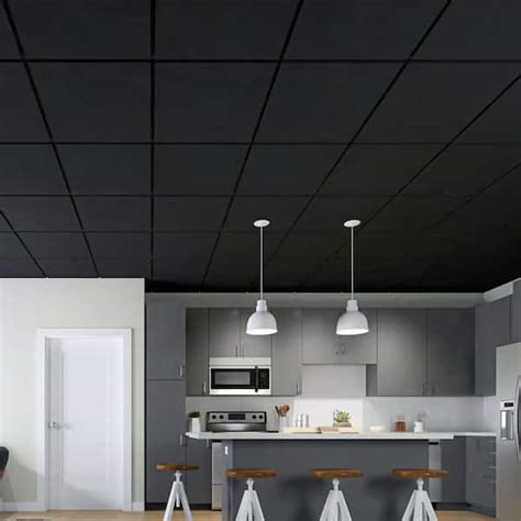 Black Ceiling Tile