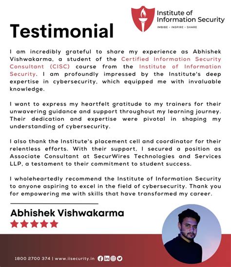 Institute Of Information Security Iis On Linkedin Cybersecurity Careergoals Iis