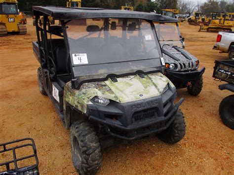 2012 Polaris Ranger 800 Utv Vin Sn 4xawh7ea6c2695503 4x4 Crew Cab Windshield Winch Dump