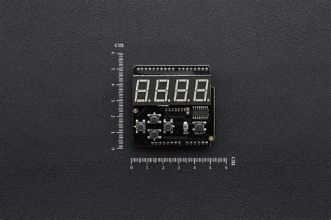 7 Segment Led Keypad Shield For Arduino The Pi Hut