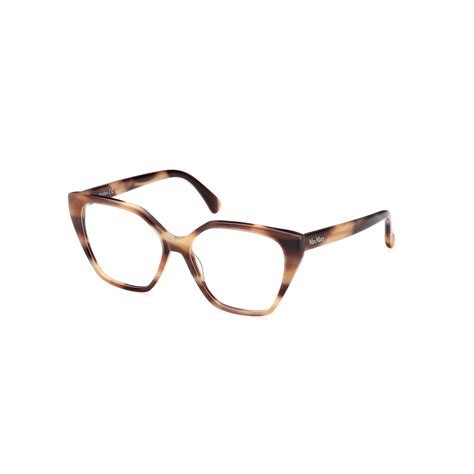 Max Mara Mm 5085 048 Shiny Dark Brown Eyeglasses Woman