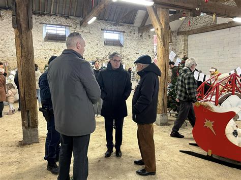 Circonscription Inauguration Marché De Noël Savigny Le Temple 16 12 2023 Olivier Faure
