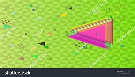 Triangle Design Pattern Stock Vector Royalty Free Shutterstock