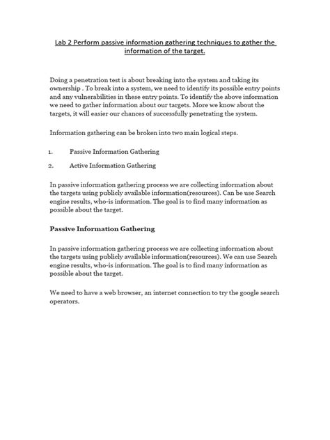 Fundamentals 0f Cyber Security Labs Sem1 Lab2 Download Free Pdf World Wide Web