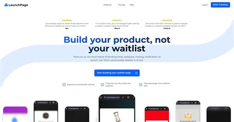 Launchpage Create Waitlists In Minutes Free Trial