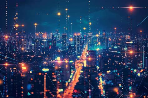 Premium Photo 5g Internet Of Things Iot Communication Network Concept For Smart Cities