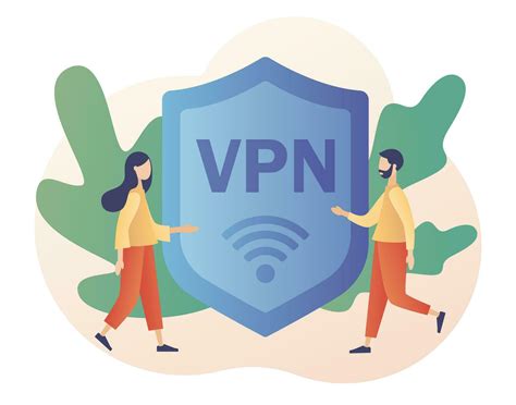 Virtual Private Network Concept Vpn Service Sign Cyber Security Secure Web Traffic Data