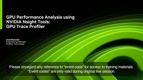 Mastering Nvidia Nsight Gpu Performance Analysis For Ray Tracing Applications Dlit72423 Gtc