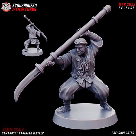 Yamabushi Naginata Master Kyoushuneko Miniatures Forge Of Generals Eu