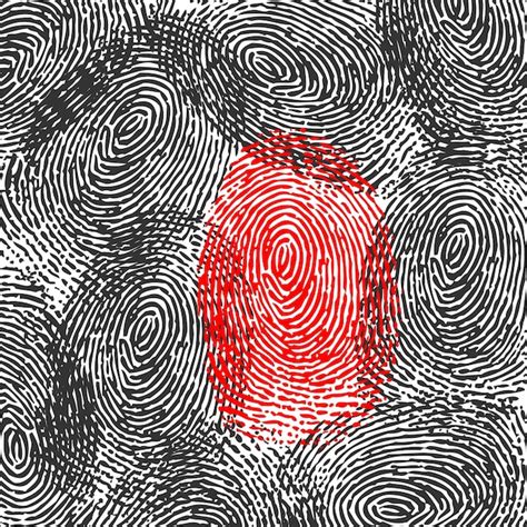 Premium Vector Fingerprint Black Crime Background