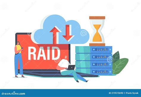 Raid Storage Line Icon Outline Symbol Vector Illustration Concept Sign CartoonDealer Com