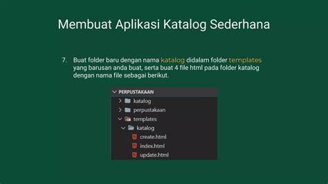 Fundamental Django Dan Contoh Program Crud Katalog Buku Perpustakaan Pptx
