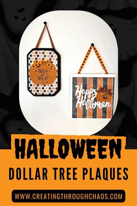 Dollar Tree Halloween Plaques Dollar Tree Halloween Halloween