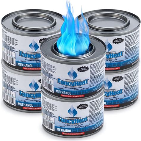 Diplastible Food Warmer Gel Cans 6 Pack 25 Hours Each For Chafing