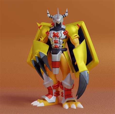 Archivo Stl Digimon Wargreymon 🐉・modelo Para Descargar Y Imprimir En