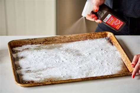 Use Hydrogen Peroxide To Clean Dirty Sheet Pans Cubby