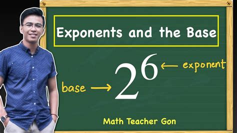 Exponents And The Base Math Teacher Gon Youtube