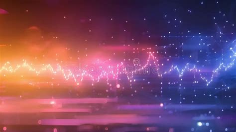 Vibrant Abstract Data Analysis Visualization With Dynamic Lines And Dots Stock Video Video Of