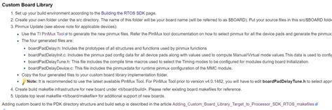 Rtosam3352 Custom Board Configuration Processors Forum Processors Ti E2e Support Forums