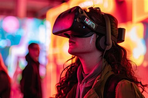 Investigate How Virtual Reality Environments Are R Generative Ai Premium Ai Generated Image