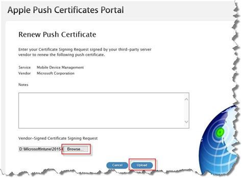 Renew Apple Push Notification Certificate For Microsoft Intune
