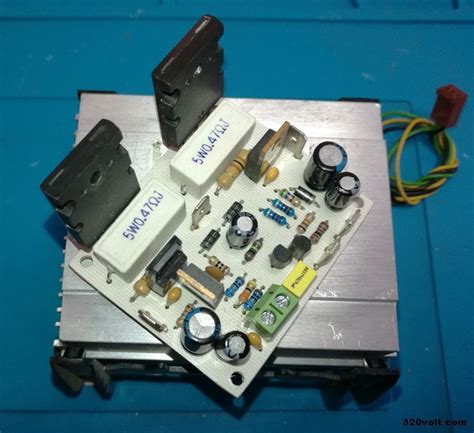 Simple 2sc5200 Transistor Amplifier Circuit
