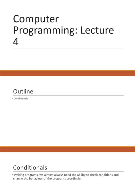 Lec 4 Pdf Computer Engineering Computer Programming