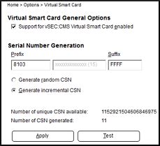 Manage Virtual Credentials Using VSEC CMS User Application Versasec