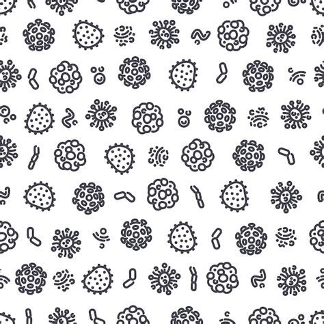 Premium Vector Coronavirus Seamless Pattern