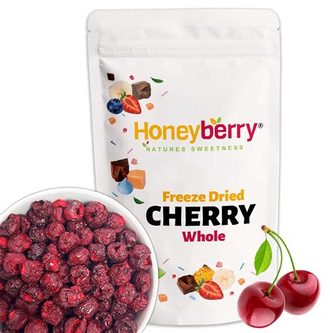 Freeze Dried Whole Sour Cherries Honeyberry Solutions