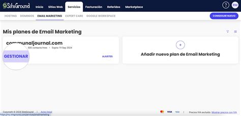 ¿cómo Cambiar El Color Del Pie De Página De Tu Email En Siteground