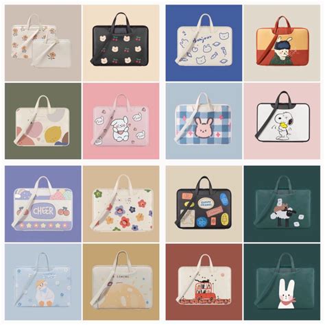 Túi Đựng Laptop máy tính bảng làm từ da PU chống va đập chống nước Dây đeo vai miễn phí