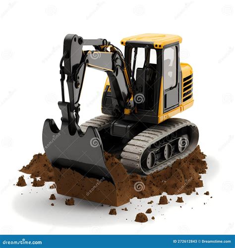 Tiny Toy Front Loader Generative Ai Stock Illustration Illustration Of Wheel Mover 272612843