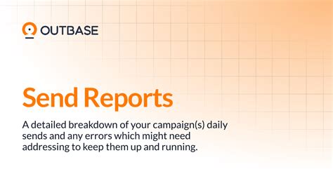 send reports outbase