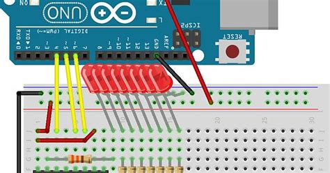 An Even Simpler Breadboard Layout For The Arduino Shift Register