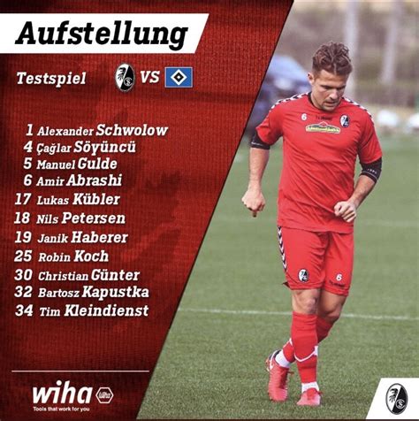 Freiburgs Startelf Für Den Hsv Test