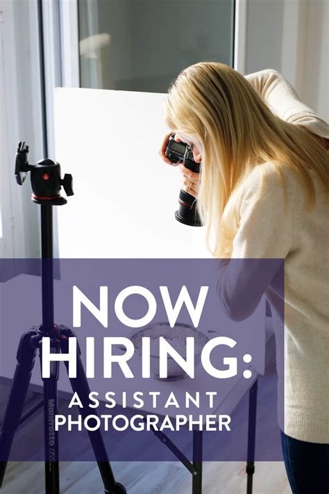 Now Hiring Assistant Photographer Gimme Some Oven