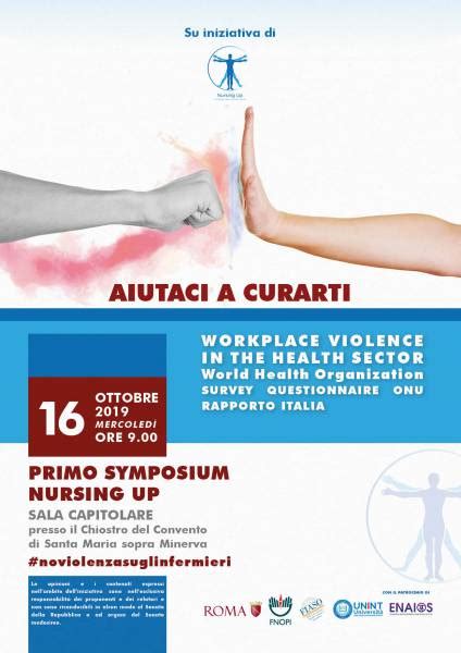 Violenza Sugli Operatori Sanitari Il Symposium Di Nursing Up Sanit