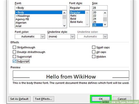 Simple Ways To Type Subscript WikiHow