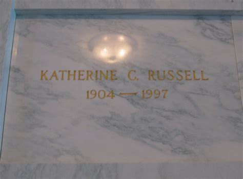 Katherine Helen Clark Russell 1904 1997 Find A Grave Memorial